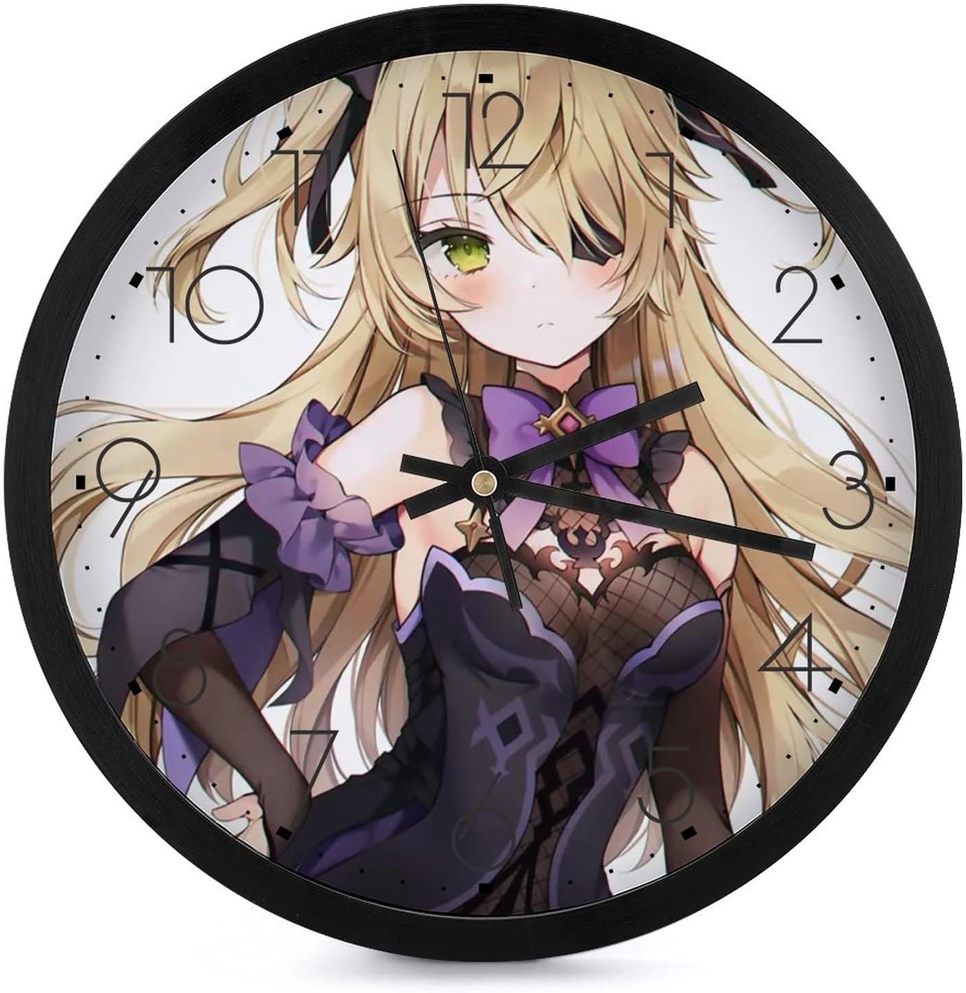 Amazon.co.jp: Genshin Impact Girls Wall Clock, Poster Anime Character ...