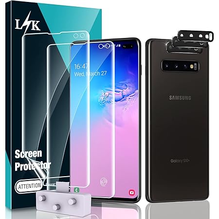 Amazon.com: Glass Screen Protector for Samsung Galaxy S10 Plus,6.4-Inch ...