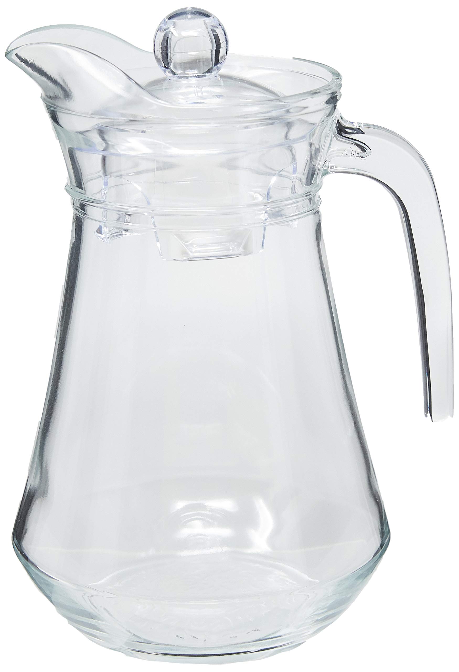 Buy Luminarc ARC Glass Jug with Lid, 1.3 Litre Capacity, Clear Online ...