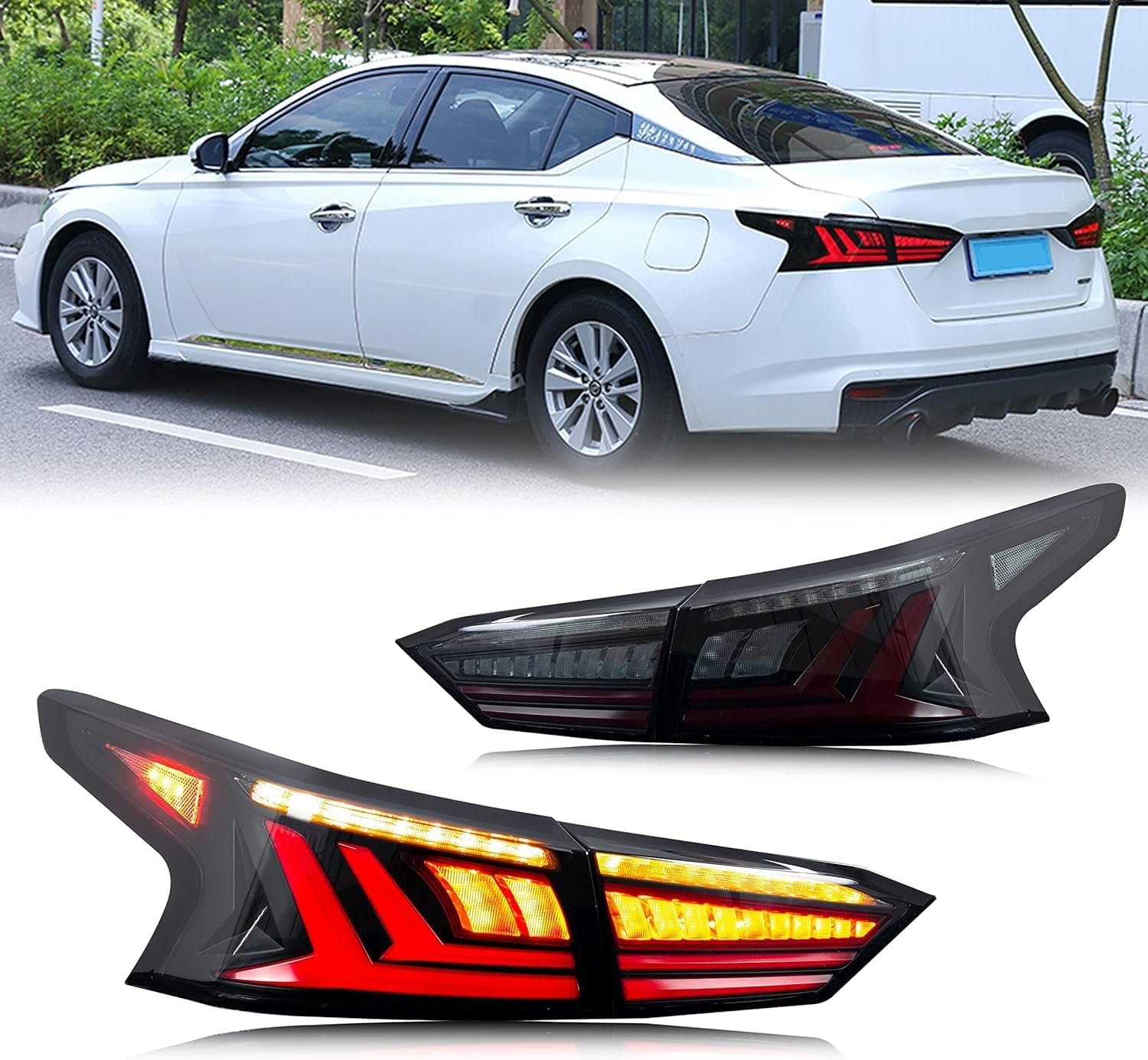 Amazon.com: inginuity time LED Tail Lights for Nissan Altima 2019 2020 ...