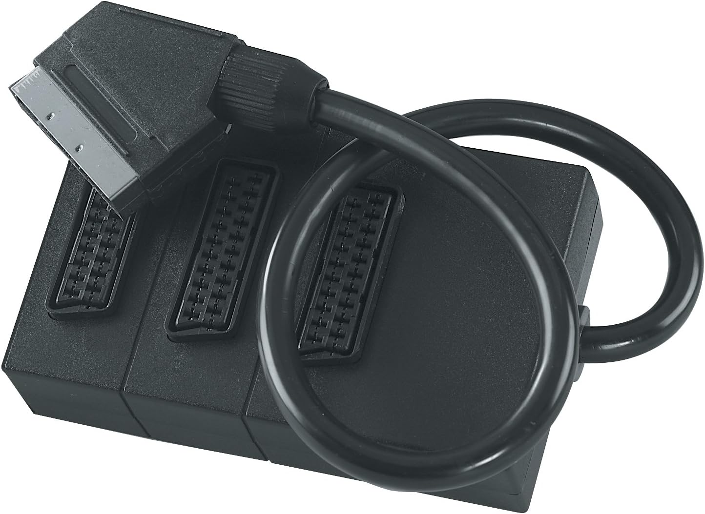 3-WAY Scart Splitter, Black: Amazon.co.uk: Electronics & Photo