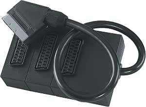 Amazon.com: Electrovision 3-Way Scart Splitter, Black : Electronics