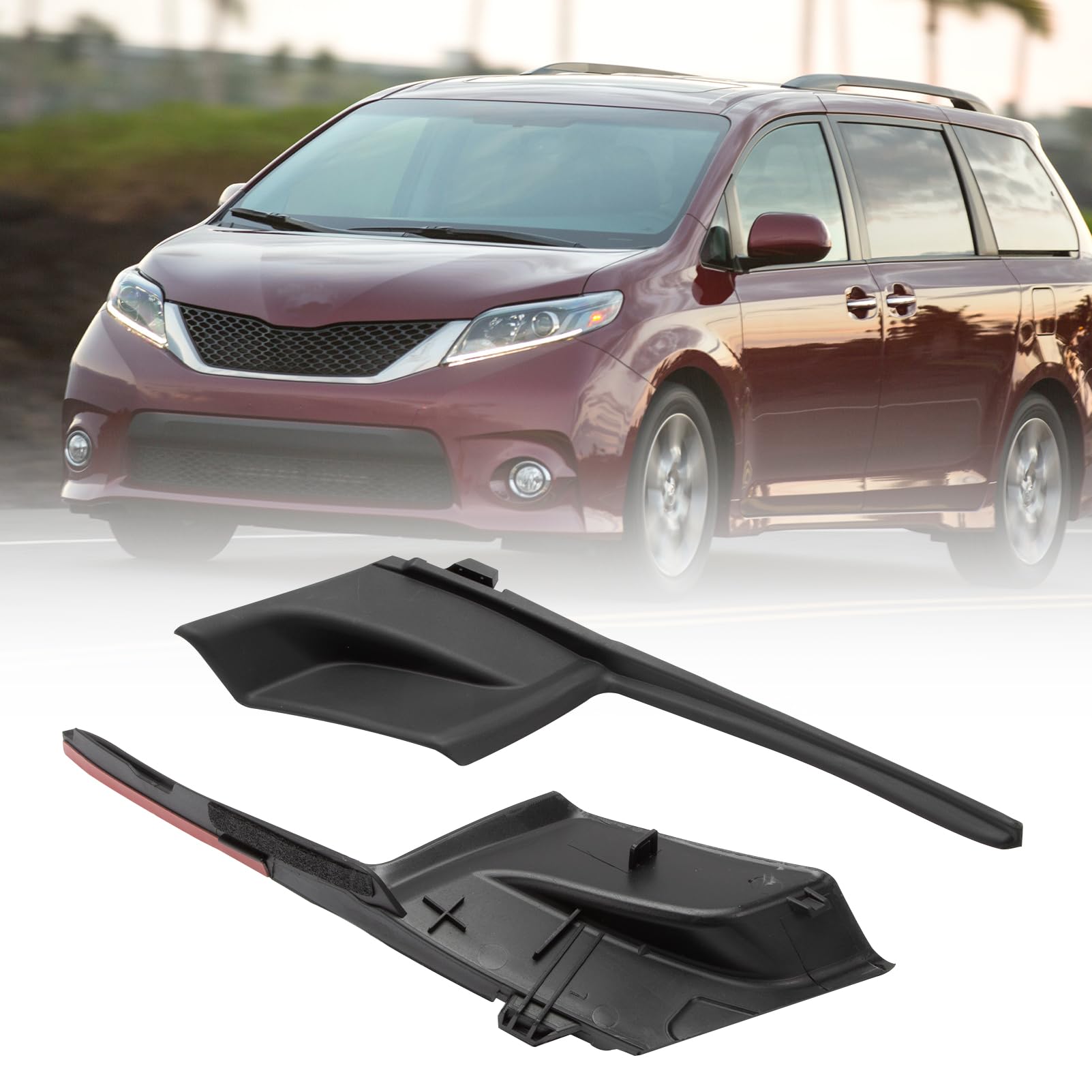 Panel Toyota Sienna Wiper Cowl Trim Set (2011-2020) - Left & Right Side ...