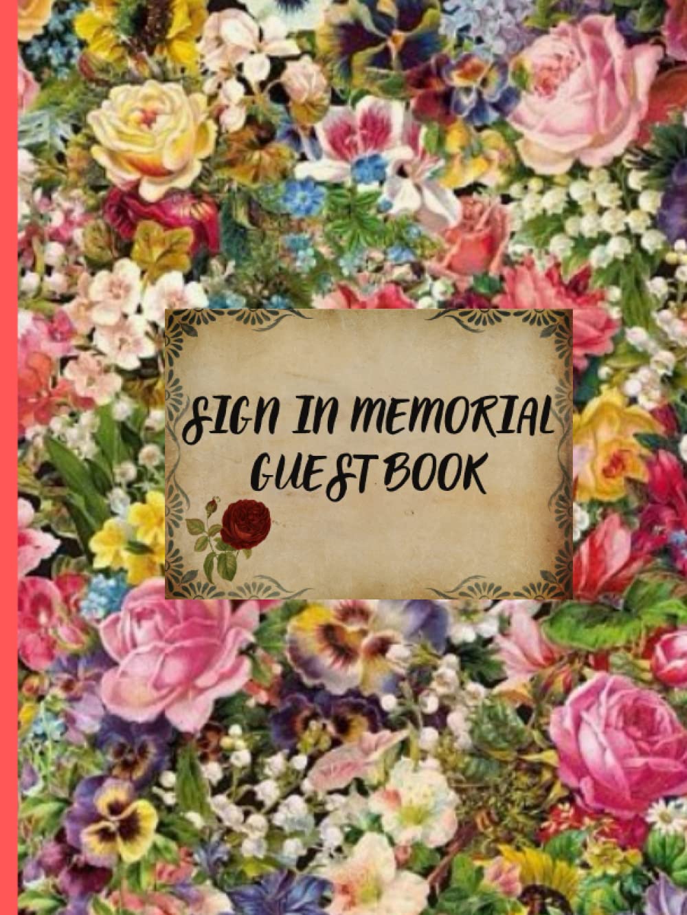 In Loving Memory, Funeral Guest Book, Memorial Guest Book, Condolence ...