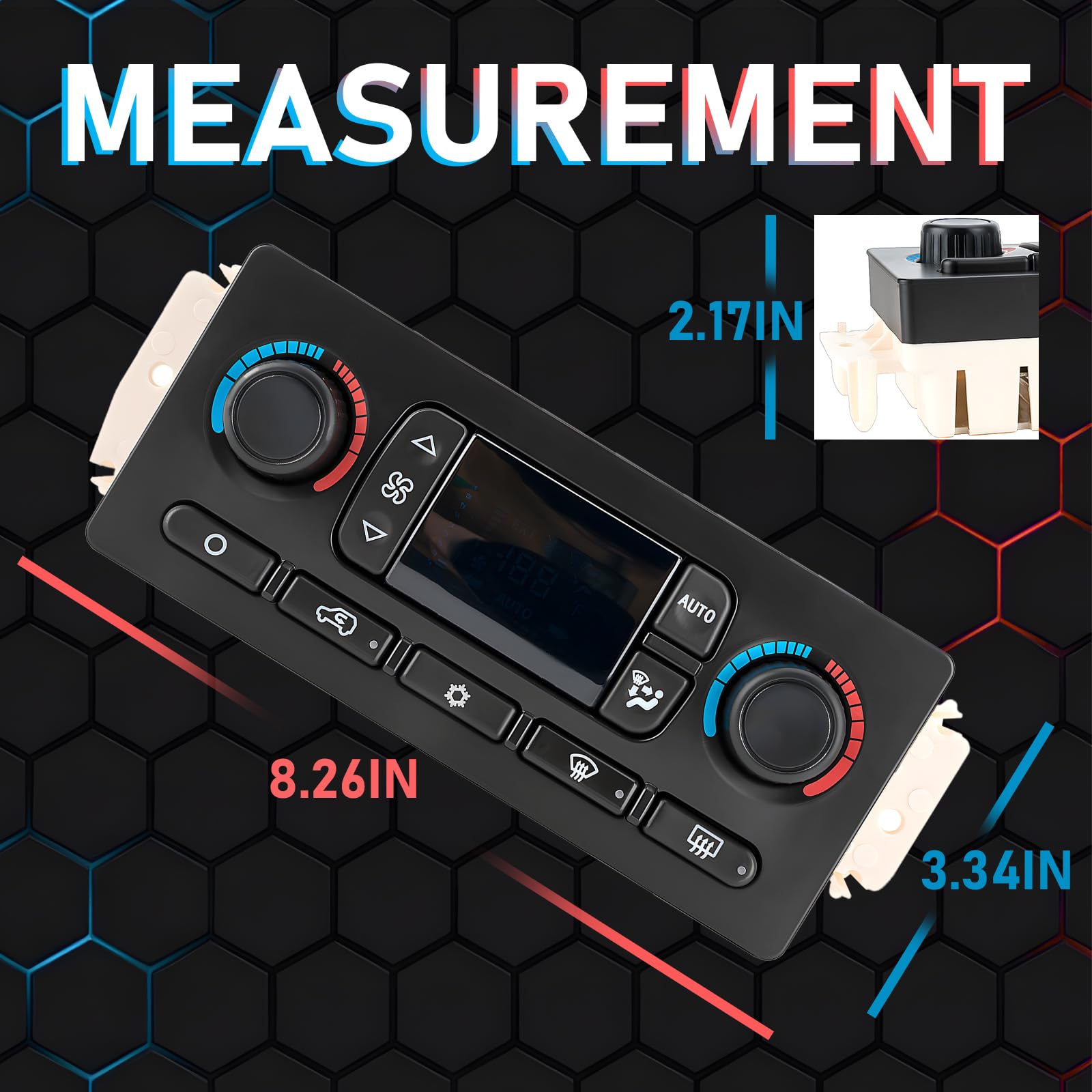 Snapklik.com : Gagsu 599-211XD A/C Climate Control Module Compatible