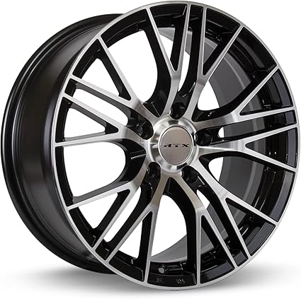 RTX Vertex Black Machined Wheel 17" x 7.5" 5/114.3 40 73.10 (Qty 1 ...
