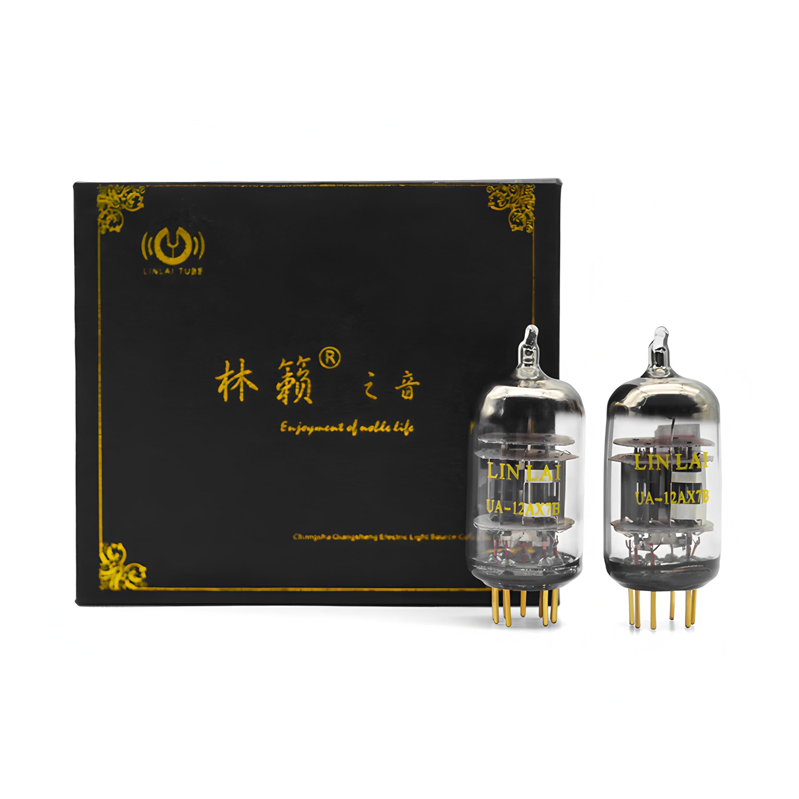 Snapklik.com : Matched Pair Golden LinLai UA-12AX7B ECC83 Vacuum Tube ...