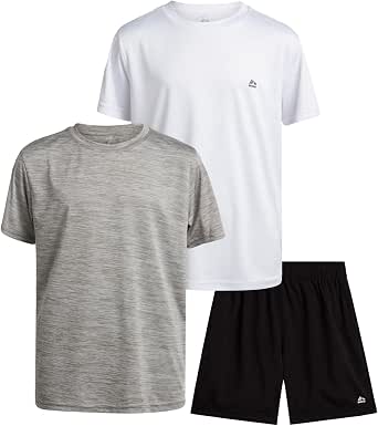 Amazon.com: RBX Boys Short Sets - 3 Piece Short Sleeve Boys Shirts ...