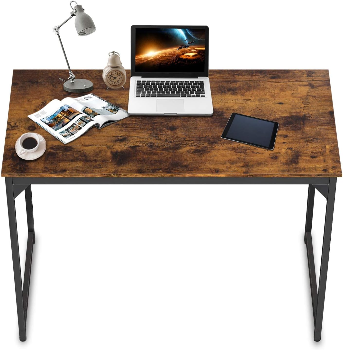 Amazon.com: HCB Computer Desk 39inch Home Office Desk Writing Study ...