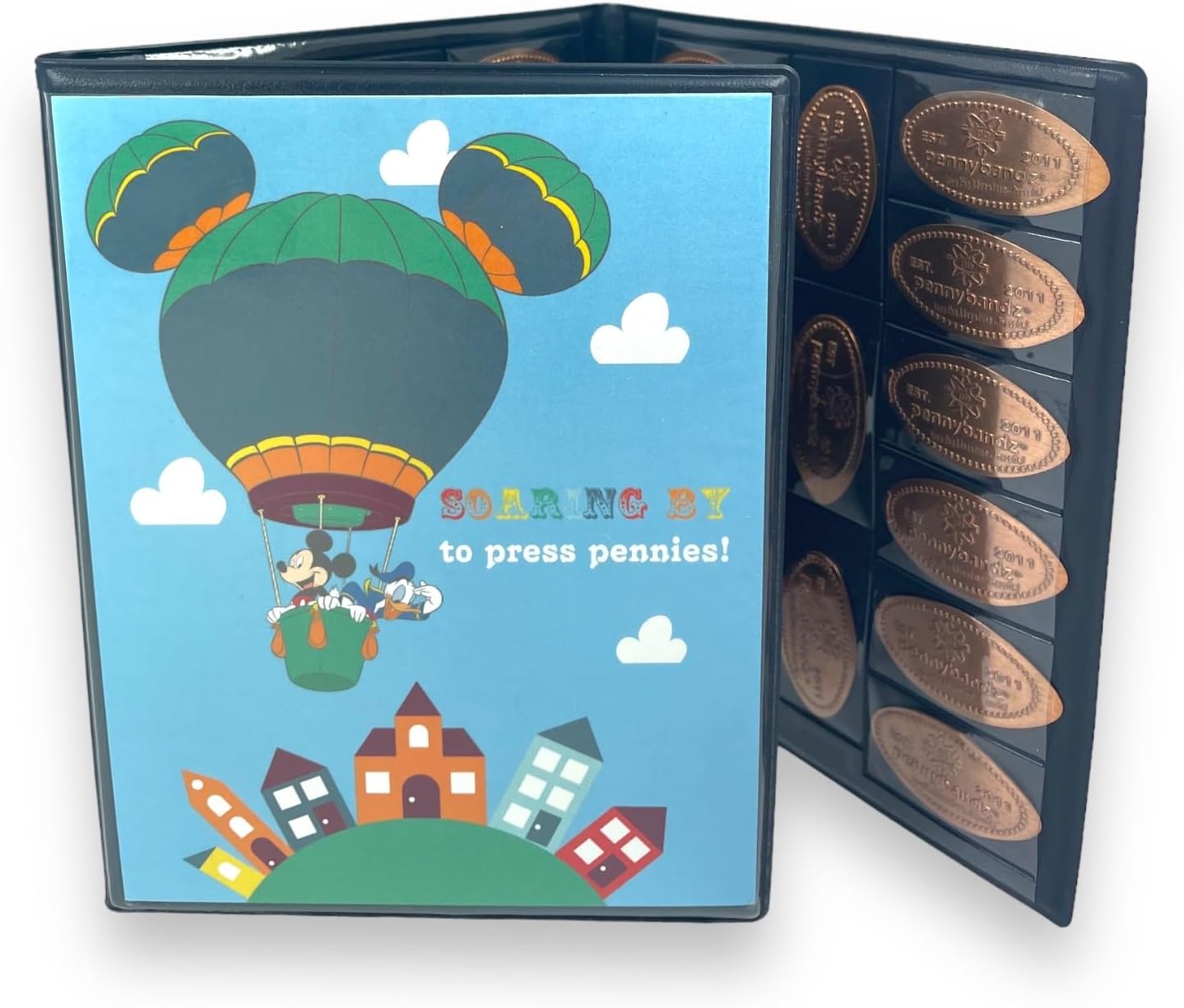 Amazon.com: Pennybandz Penny Postcard Tri-Fold Pressed Penny Collector ...
