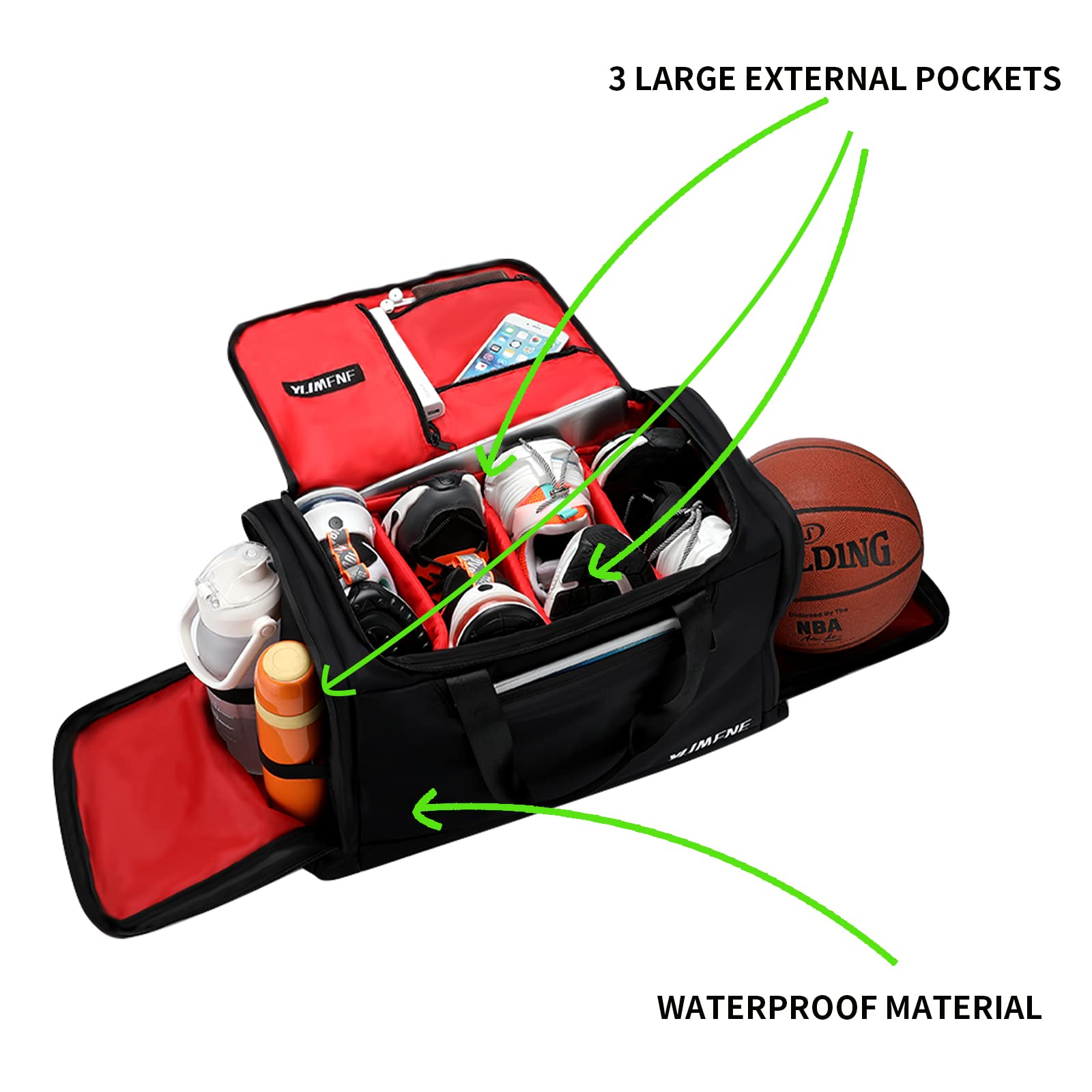 Sneaker Bag for Travel, Premium Multi-functional Duffel Bag, Gym ...