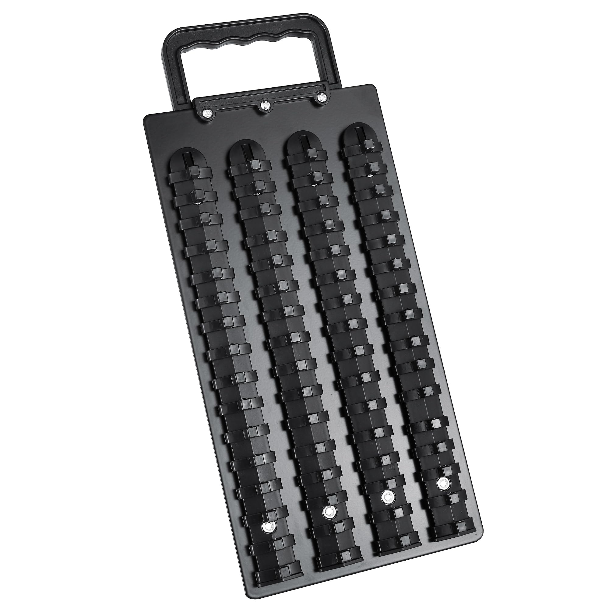 Amazon.com: ALOANES 64-Piece Portable Socket Organizer Steel Tray ...
