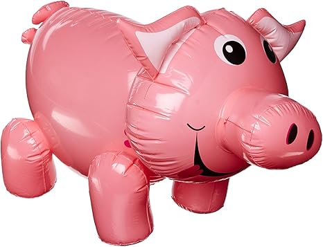 Amazon.com: Inflatable Pigs - Set of 2 : Toys & Games