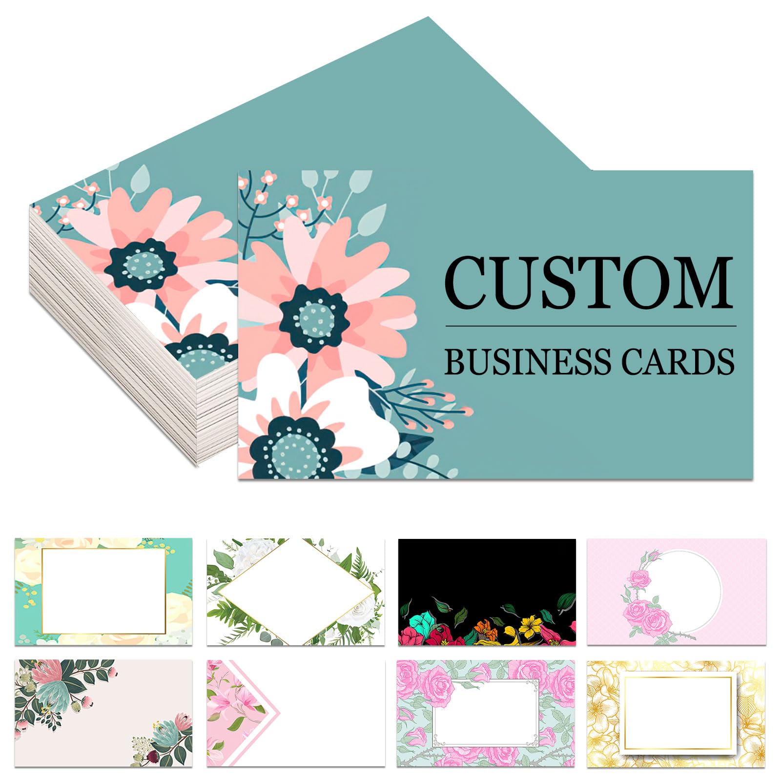 Amazon.com : Custom Business Cards Customize with Logo Personalized ...