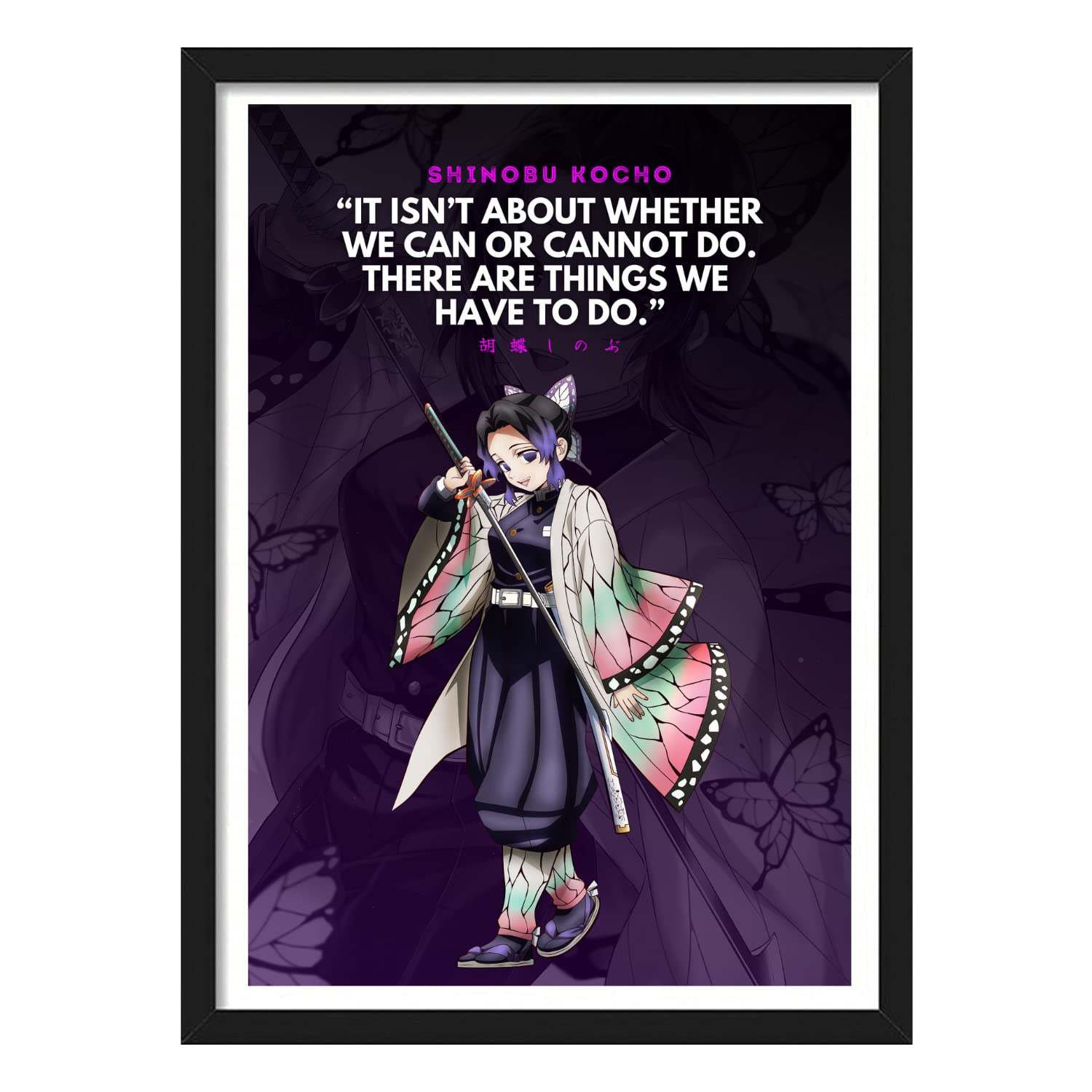 YourCanvas - Demon Slayer Character Quotes | Anime Framed Poster ...