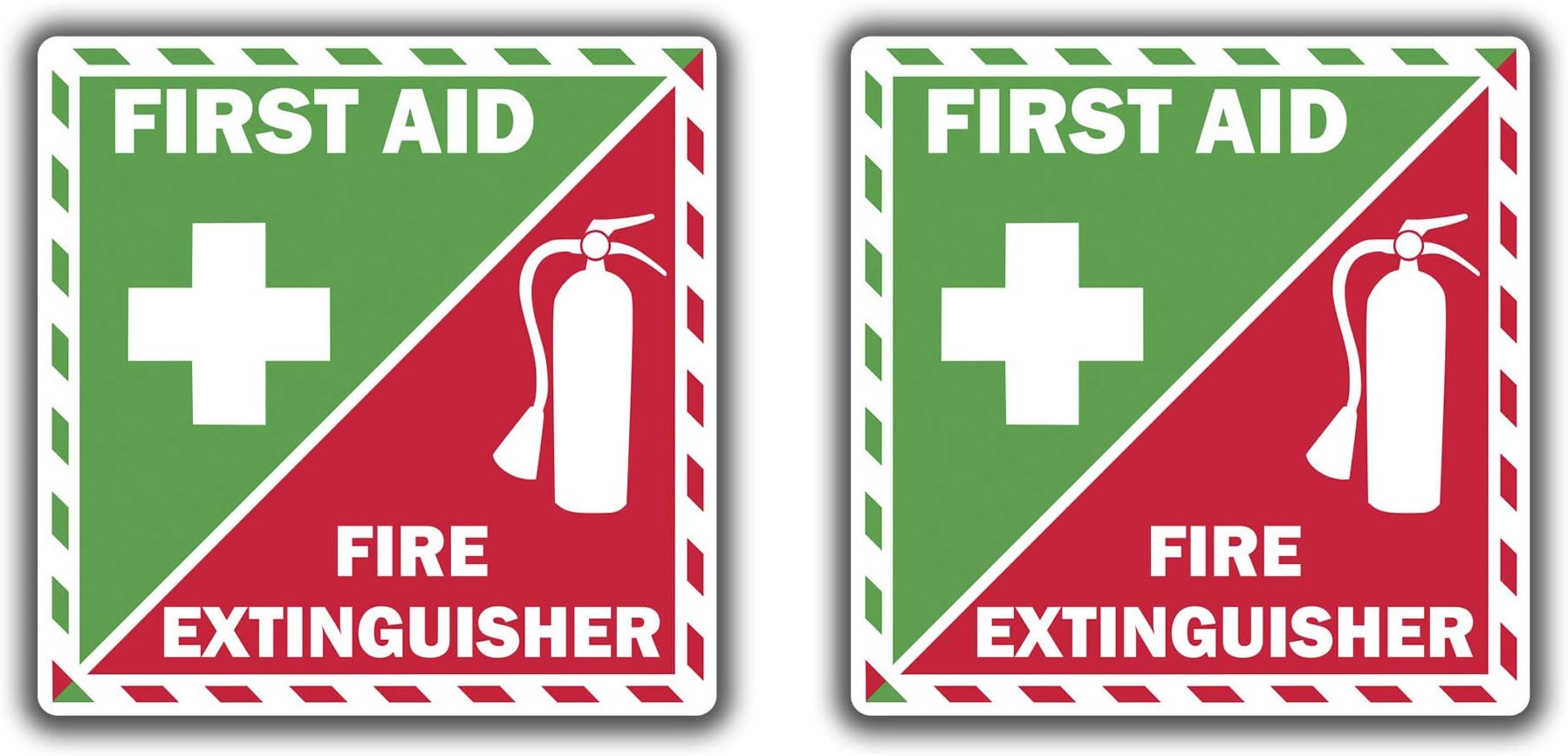 Amazon.com: (x1 of Each) 3M Reflective Fire Extinguisher/First Aid Kit ...