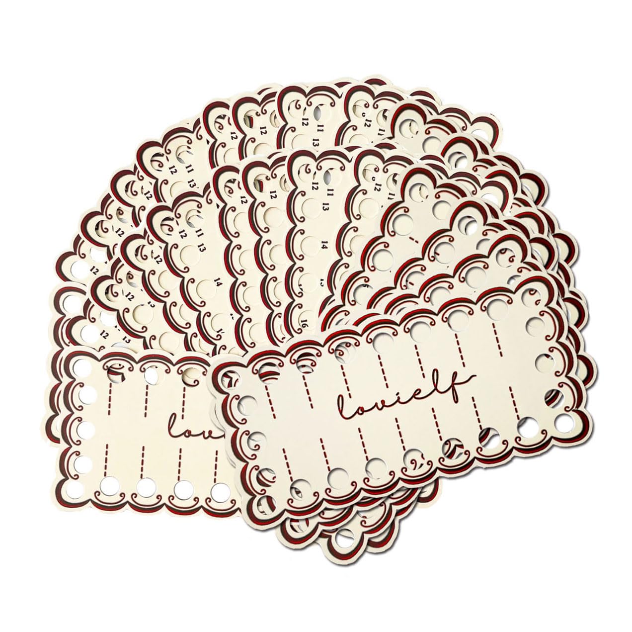 Amazon.com: lovielf Embroidery Thread Organizer Cards, Embroidery Floss ...