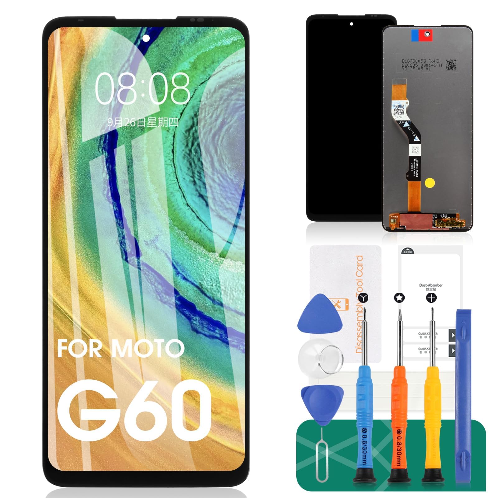 Motorola Moto G60/G60S/G40 Fusion - Reemplazo de visualización para ...