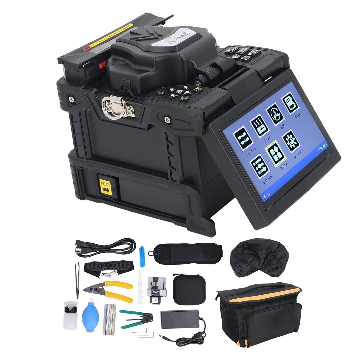 Amazon.com: Fiber Optical Fusion Splicer, A-88S Automatic FTTH Fiber ...