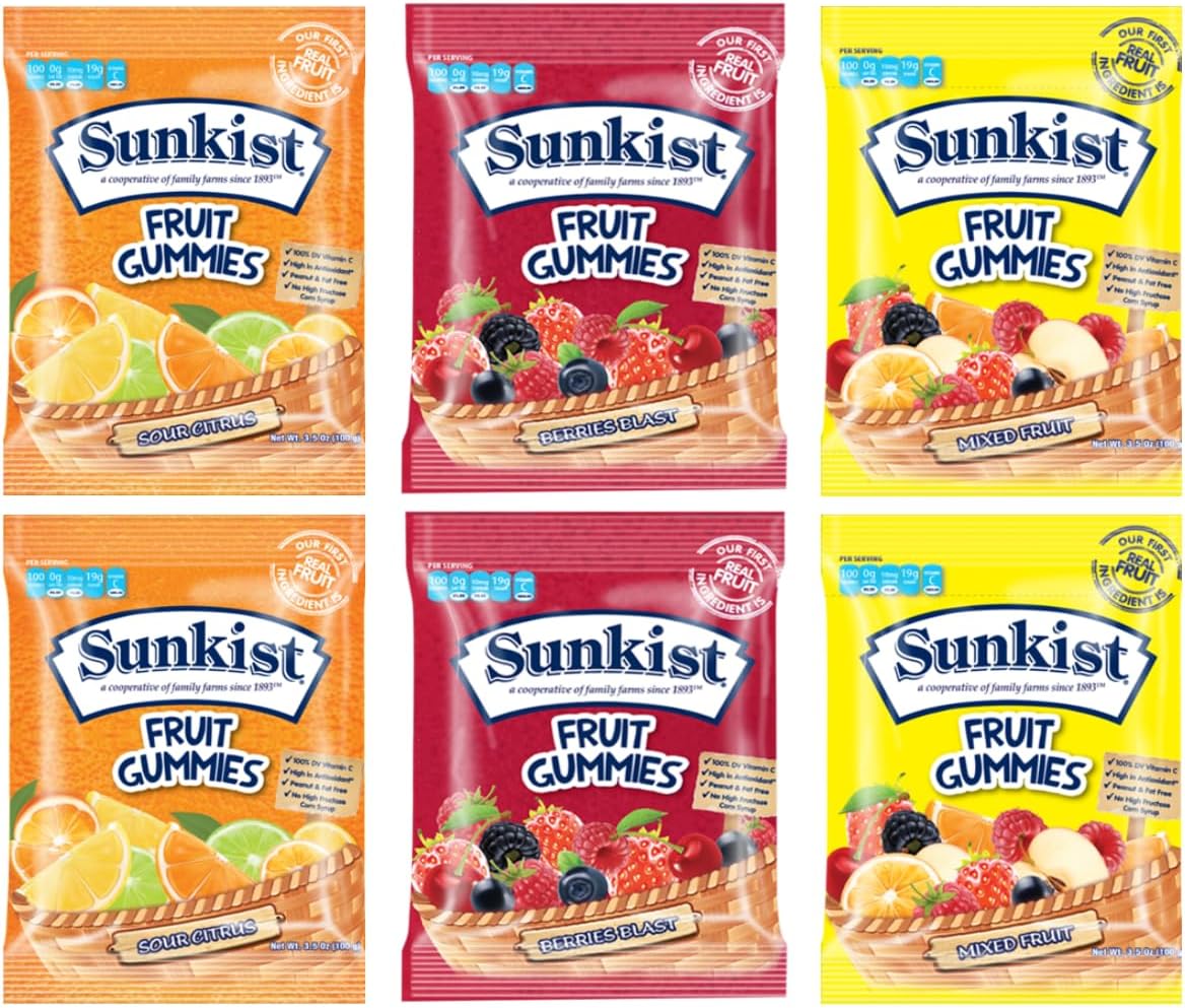 Amazon.com: Fruit Juice Nuggets Gift Box Snack - 0.6 ounces, 3 Boxes of ...