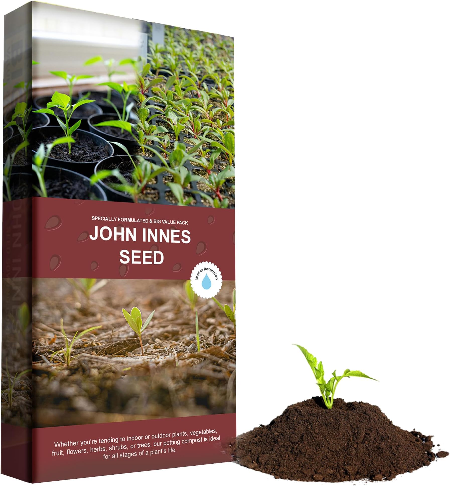 John Innes Seed Sowing Compost Soil Bag In 35 Litres - Nutrient ...