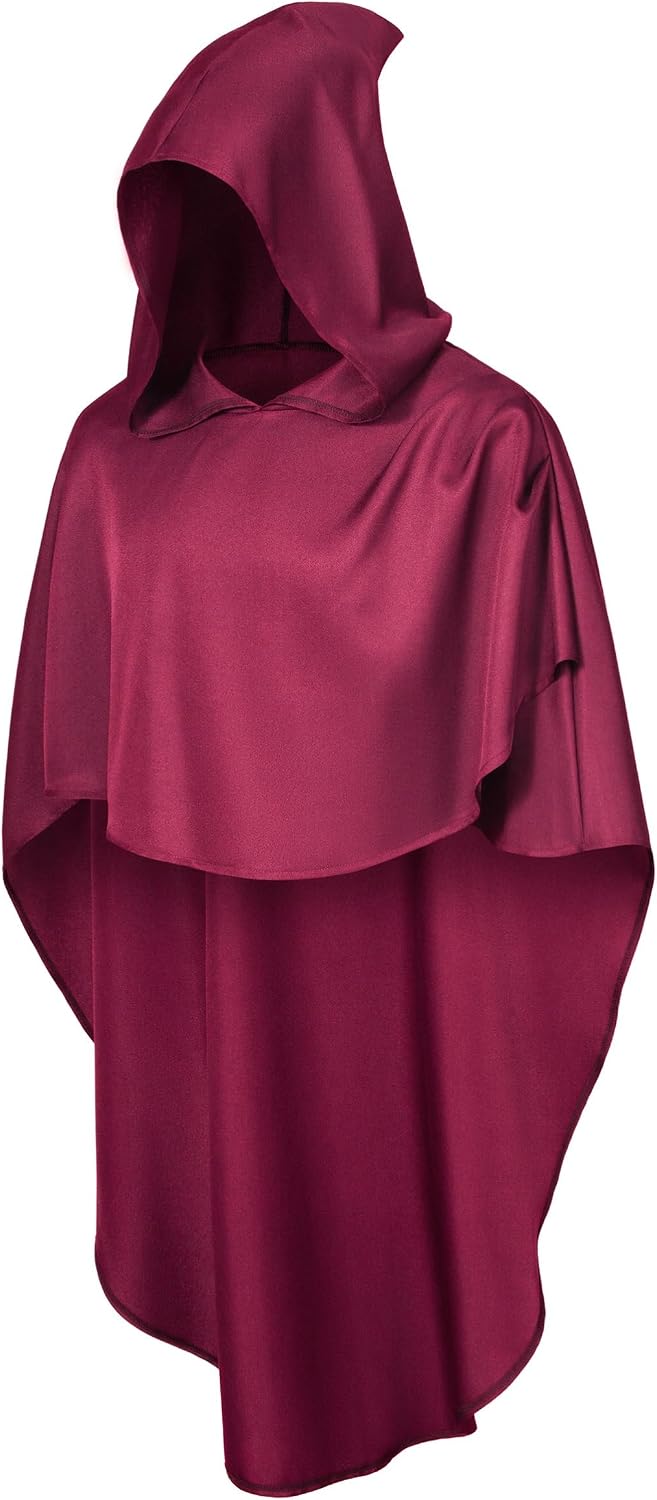 Amazon.com: Missanabie Medieval Renaissance Cloak Vintage Cape Retro ...