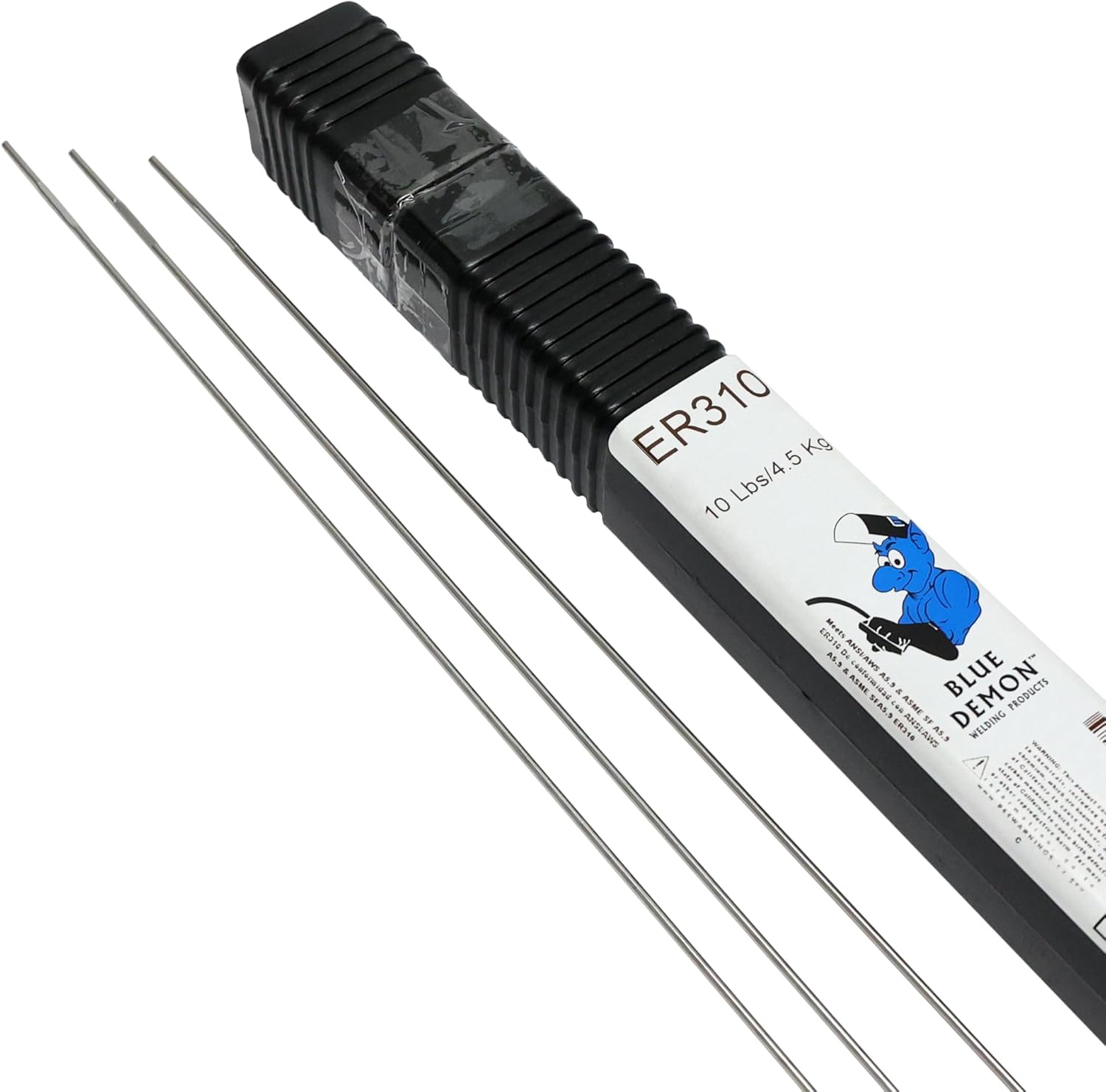 Blue Demon ER310 x 1/8" x 36" x 10LB Box Stainless Steel Tig Welding ...