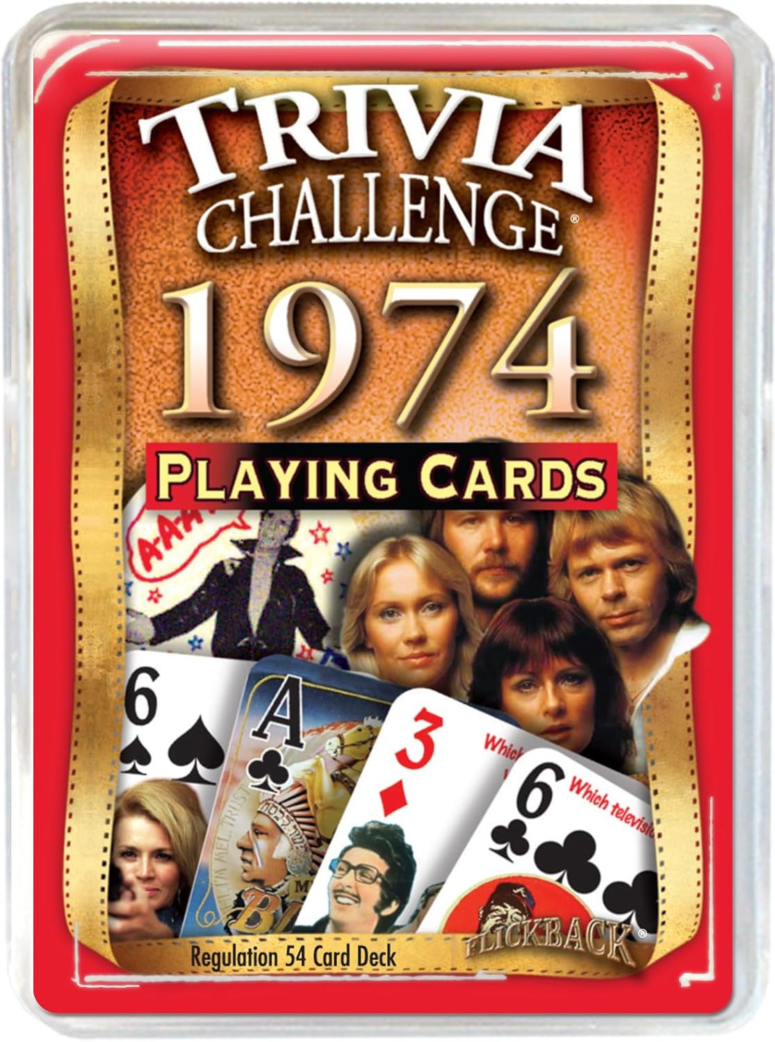 Amazon.com: Flickback 1974 Trivia Playing Cards: Birthday or ...