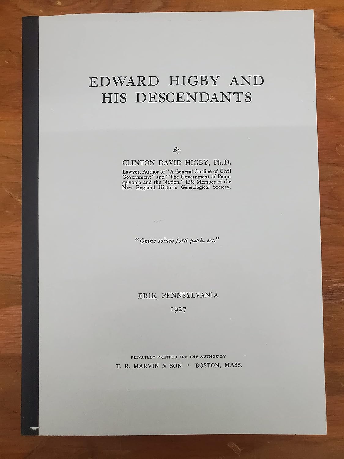 Edward Higby and His Descendants: C. D. Higby: 9780740427435: Amazon ...