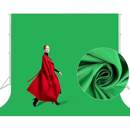 Amazon.com : Aimosen 10x10 FT Green Screen Backdrop for Photography ...