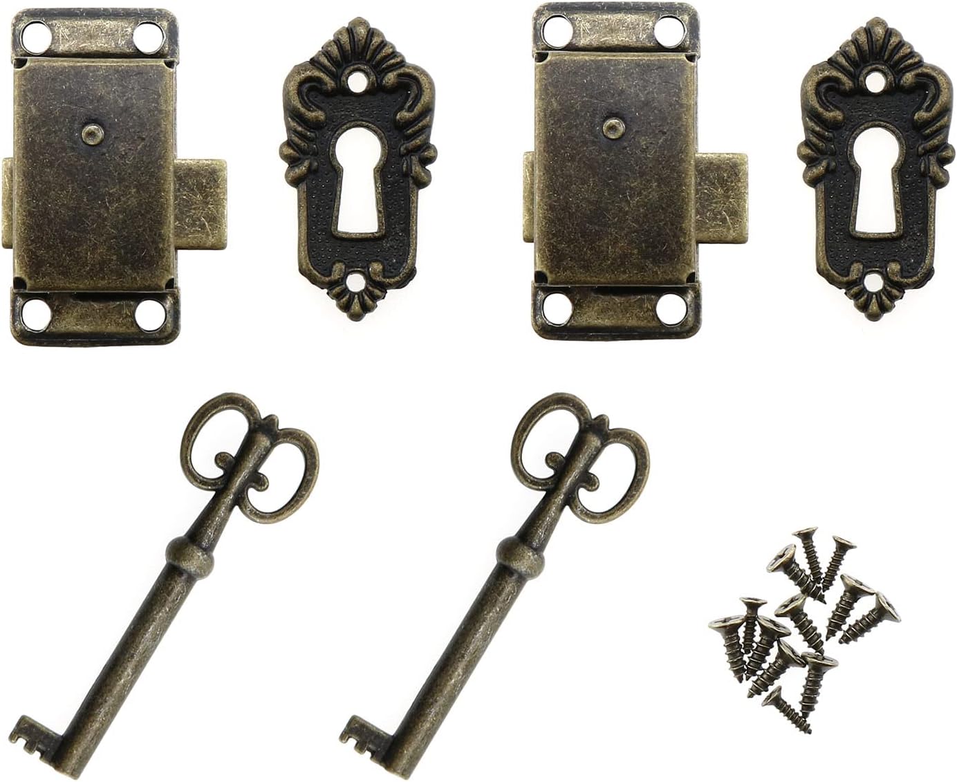 T Tulead Mini Box Locks Mortise Locks Wooden Box Locks Jewelry Box Lock ...