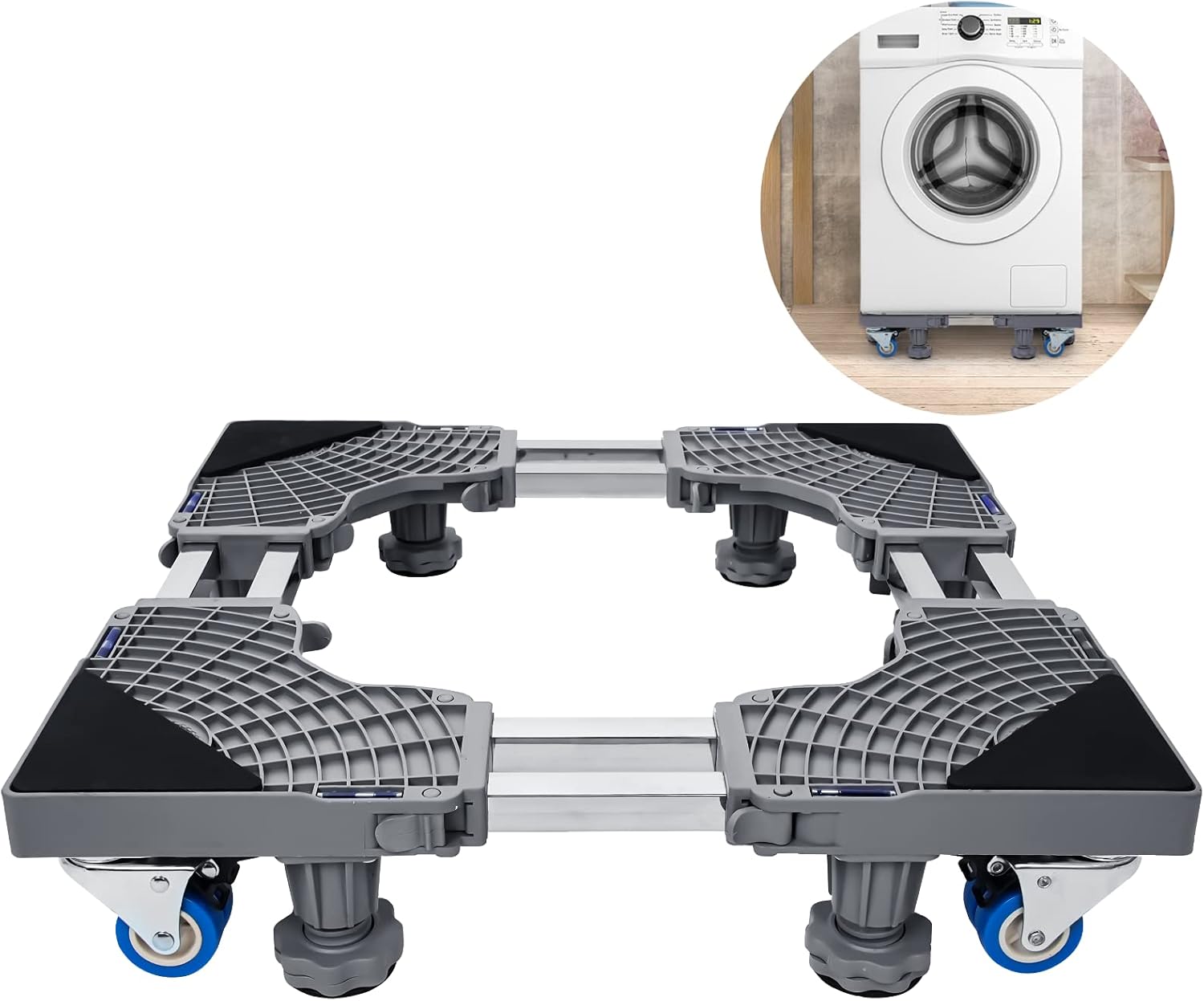 Amazon.com: Hardened Fridge Stand Mobile Base With 4 Locking ...