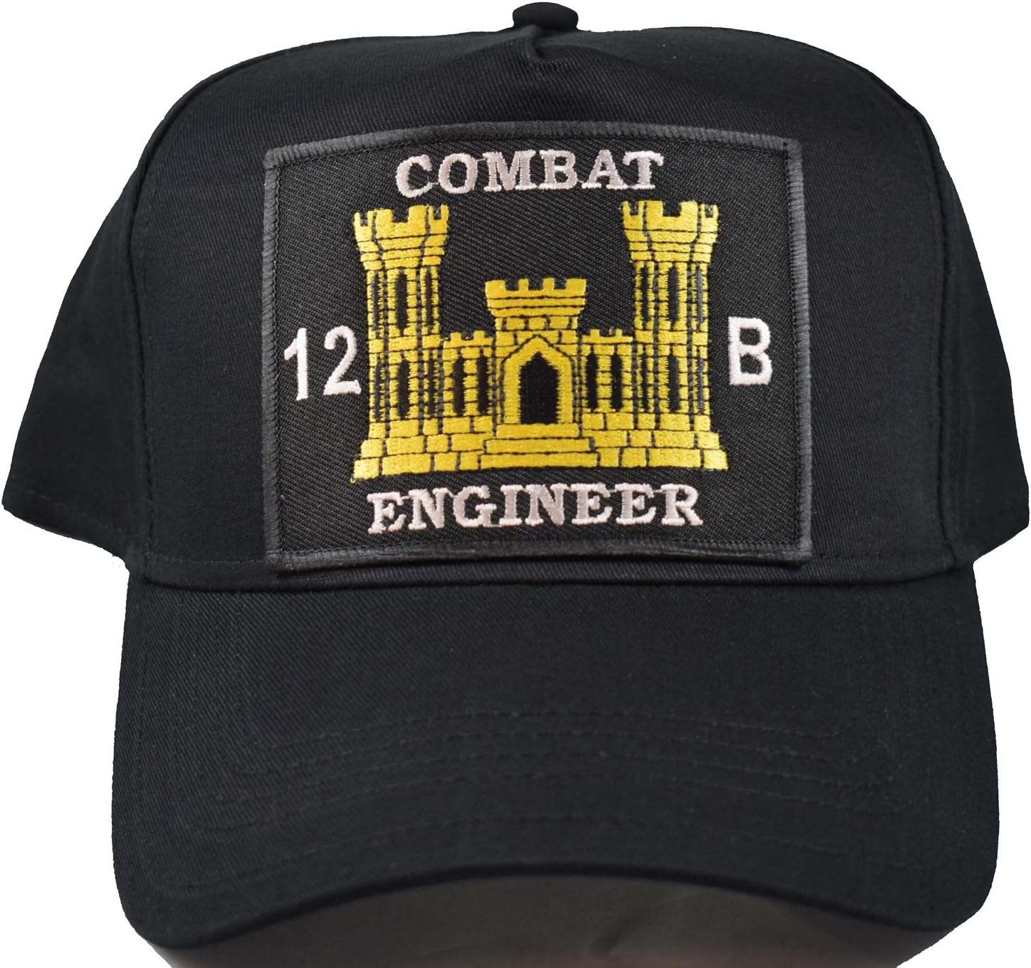 Amazon.com: US Army 12B Combat Engineer Sapper HAT - Black - Veteran ...