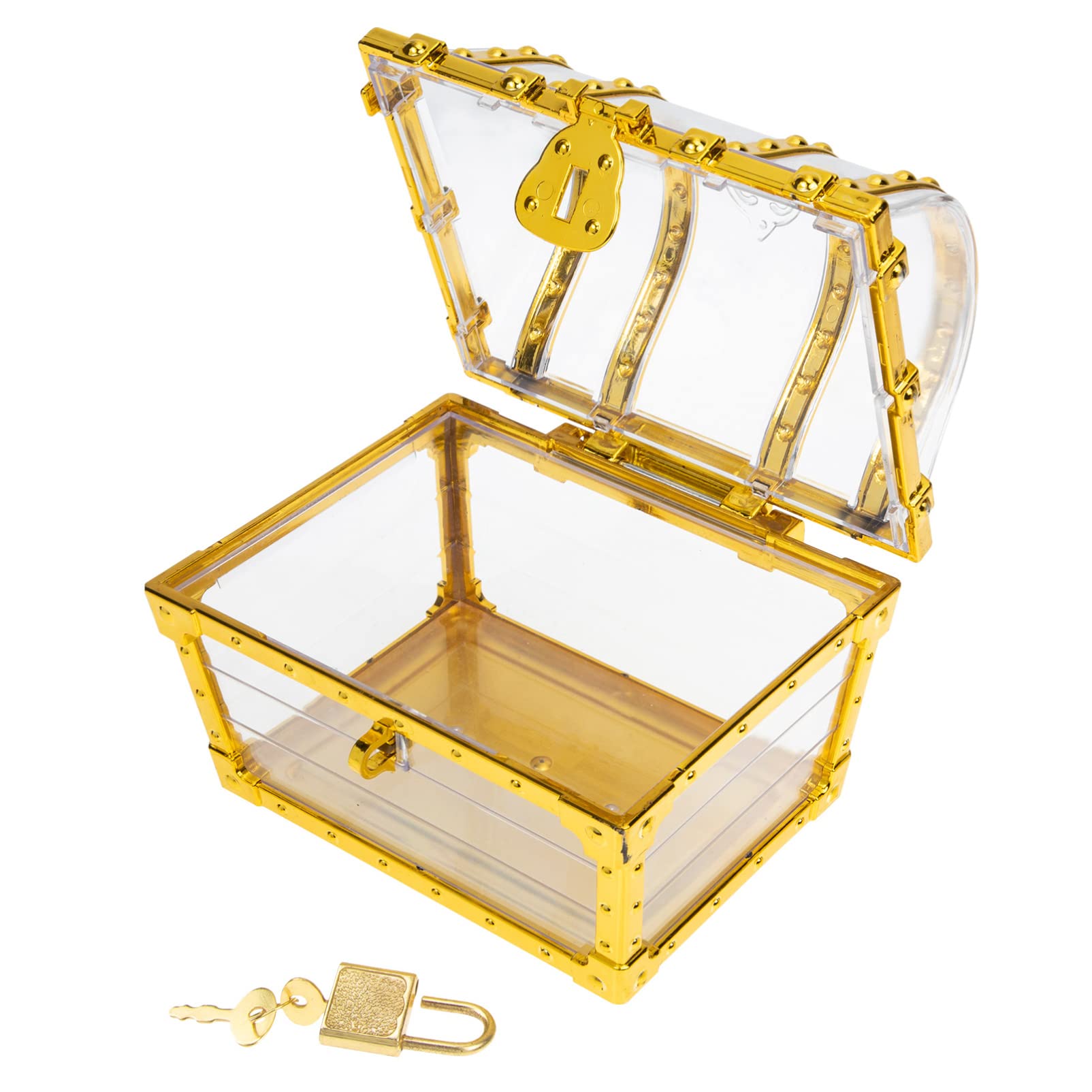 Amazon.com: BESPORTBLE Plastic Trinket Keepsake Treasure Chest Pirate ...