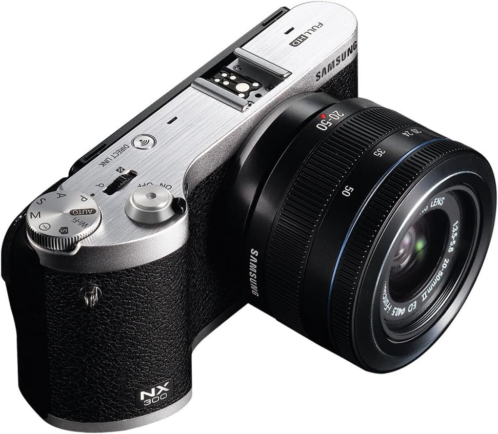Amazon.com : Samsung NX EV-NX300ZBATUS Wireless SMART Digital Camera 20 ...