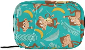 Amazon.com: xigua Cute Monkeys Travel Pill Organizer Moisture Proof ...