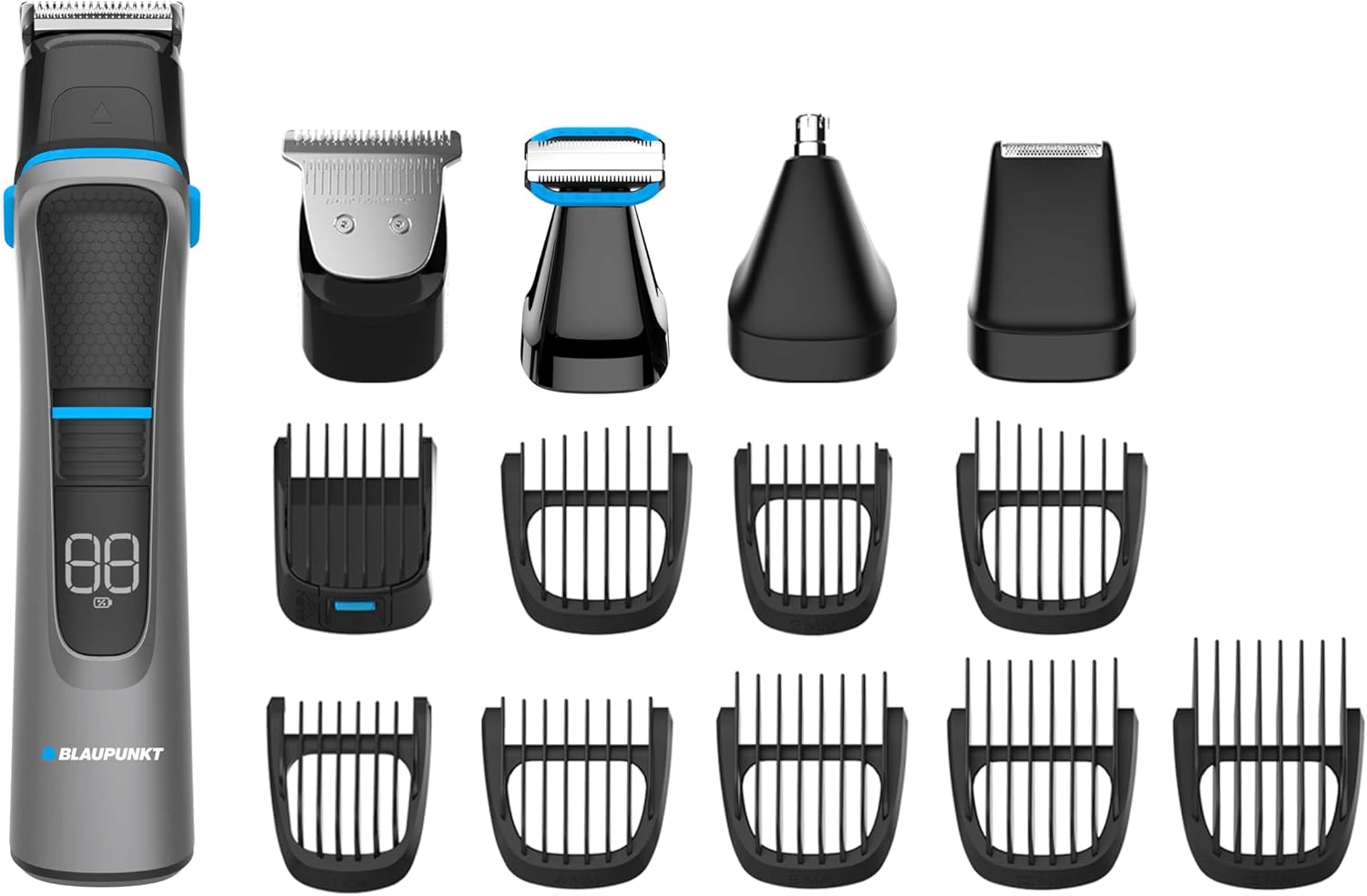 Blaupunkt 14-in-1 Trimmer & Shaver Kit for Men – Precision Beard ...