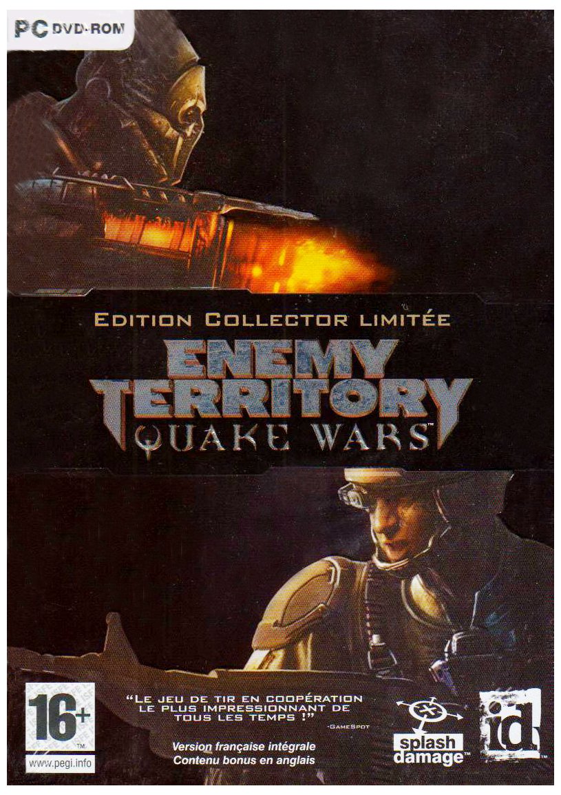 Quake Wars Enemy Territory Edition Collector Limitee - PC - FR : Amazon ...