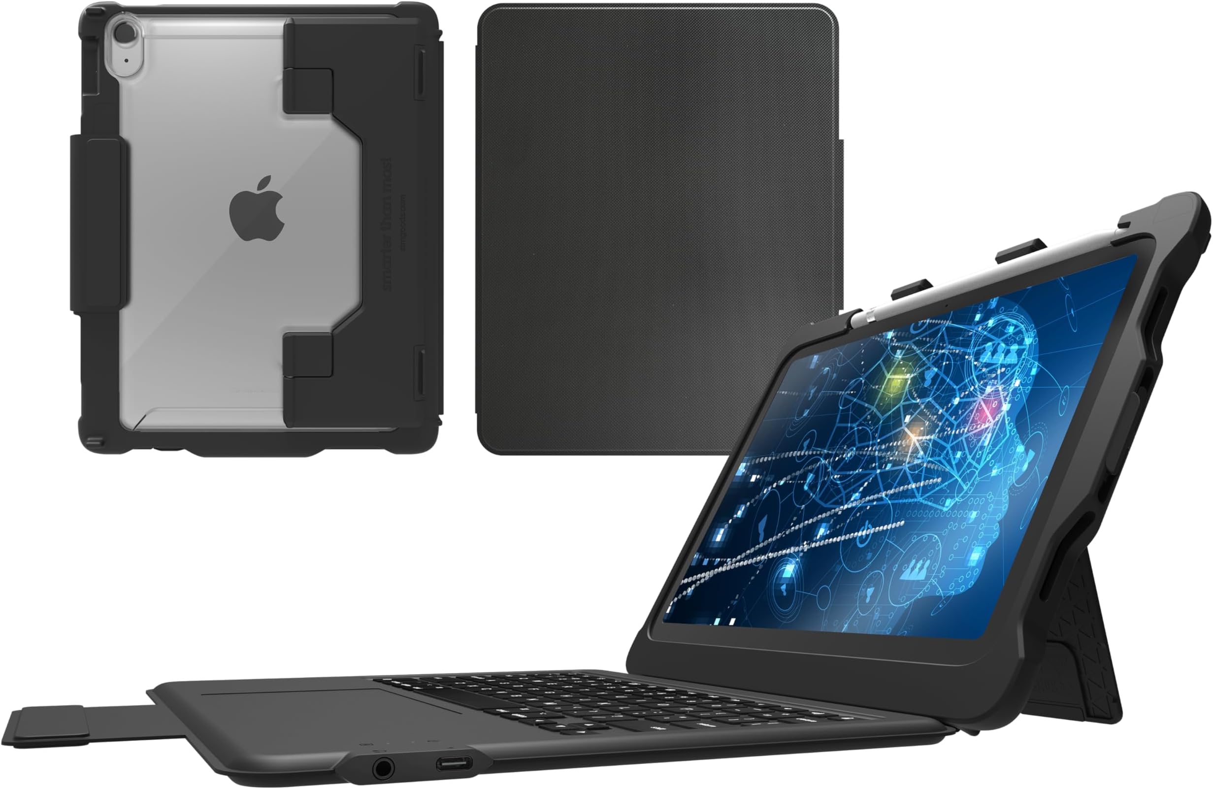 Amazon.com: STM Goods Dux Keyboard Trackpad USB-C for iPad 10th, USB-C ...