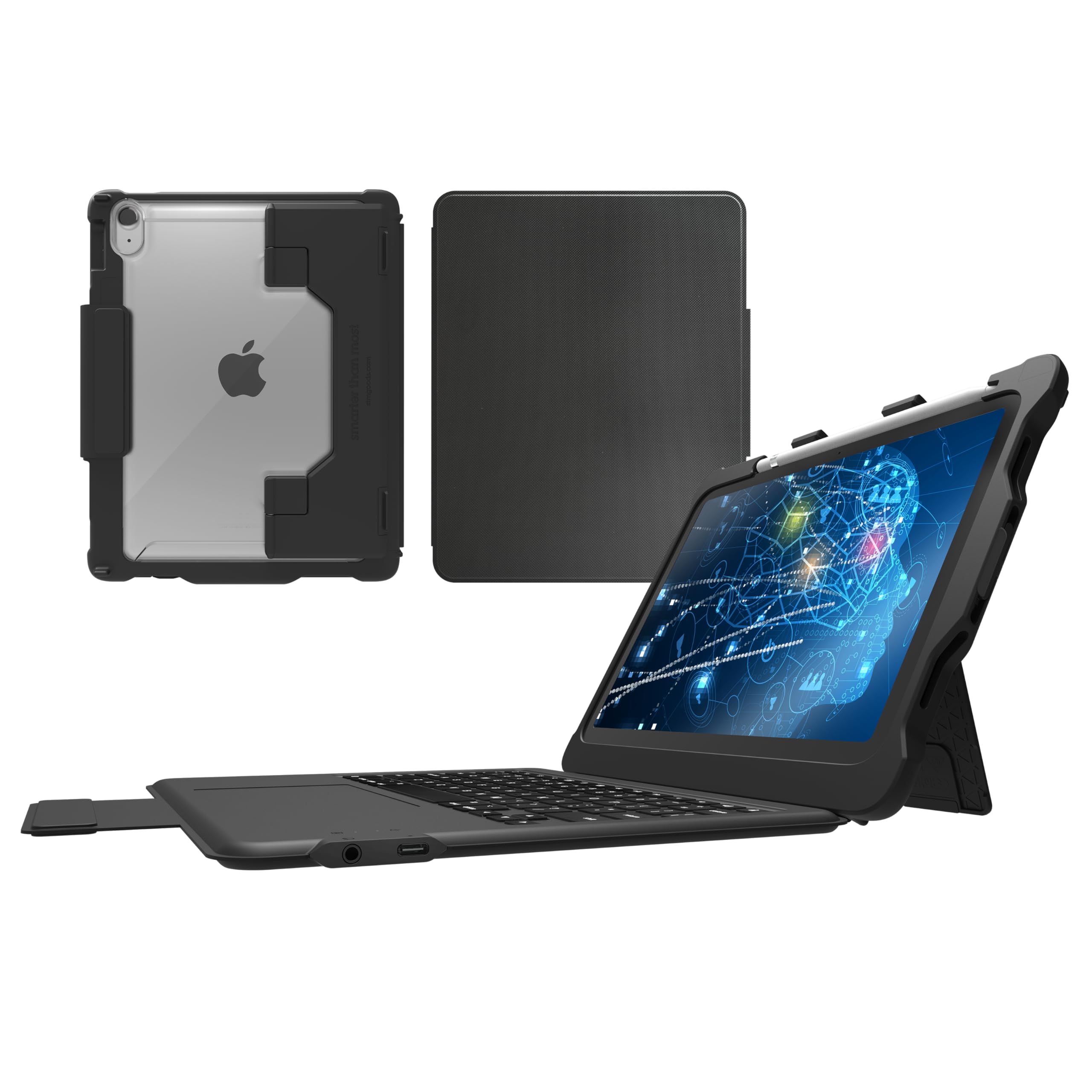 Amazon.com: STM Goods Dux Keyboard Trackpad USB-C for iPad 10th, USB-C ...