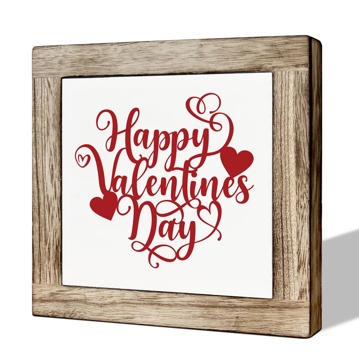 Amazon.com: Valentine's Day Decor, Happy Valentine's Day Wood Sign ...