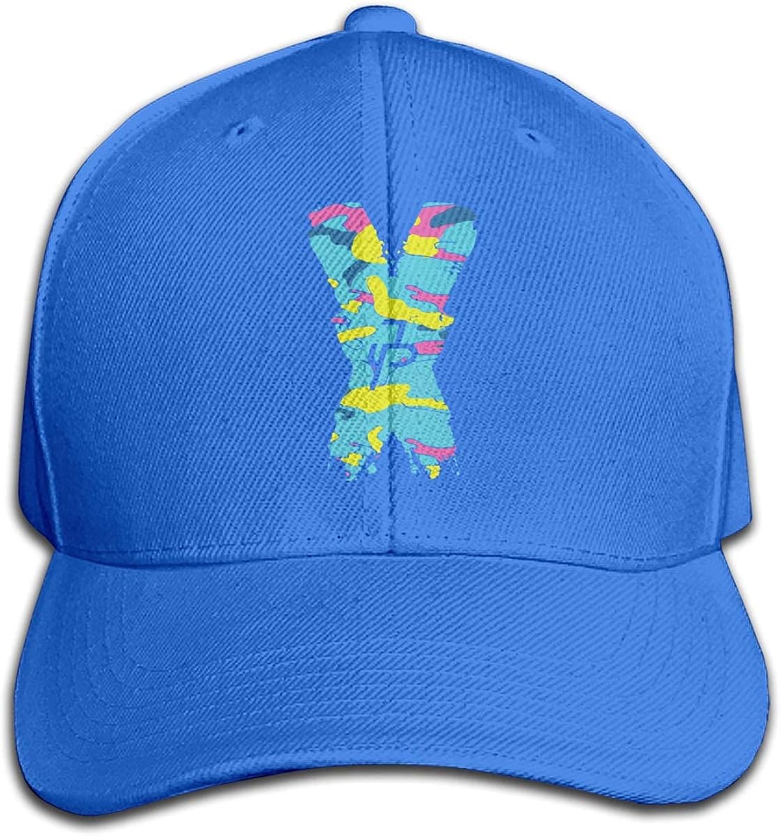 Yearinspace Jake-Paul X-Jp Pure Color Peaked Cap Premium Sandwich Hat ...