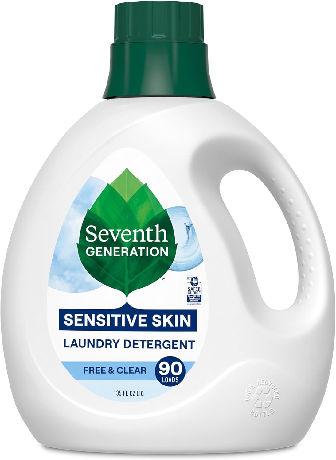 Amazon.com: Seventh Generation Liquid Laundry Detergent, Free & Clear ...