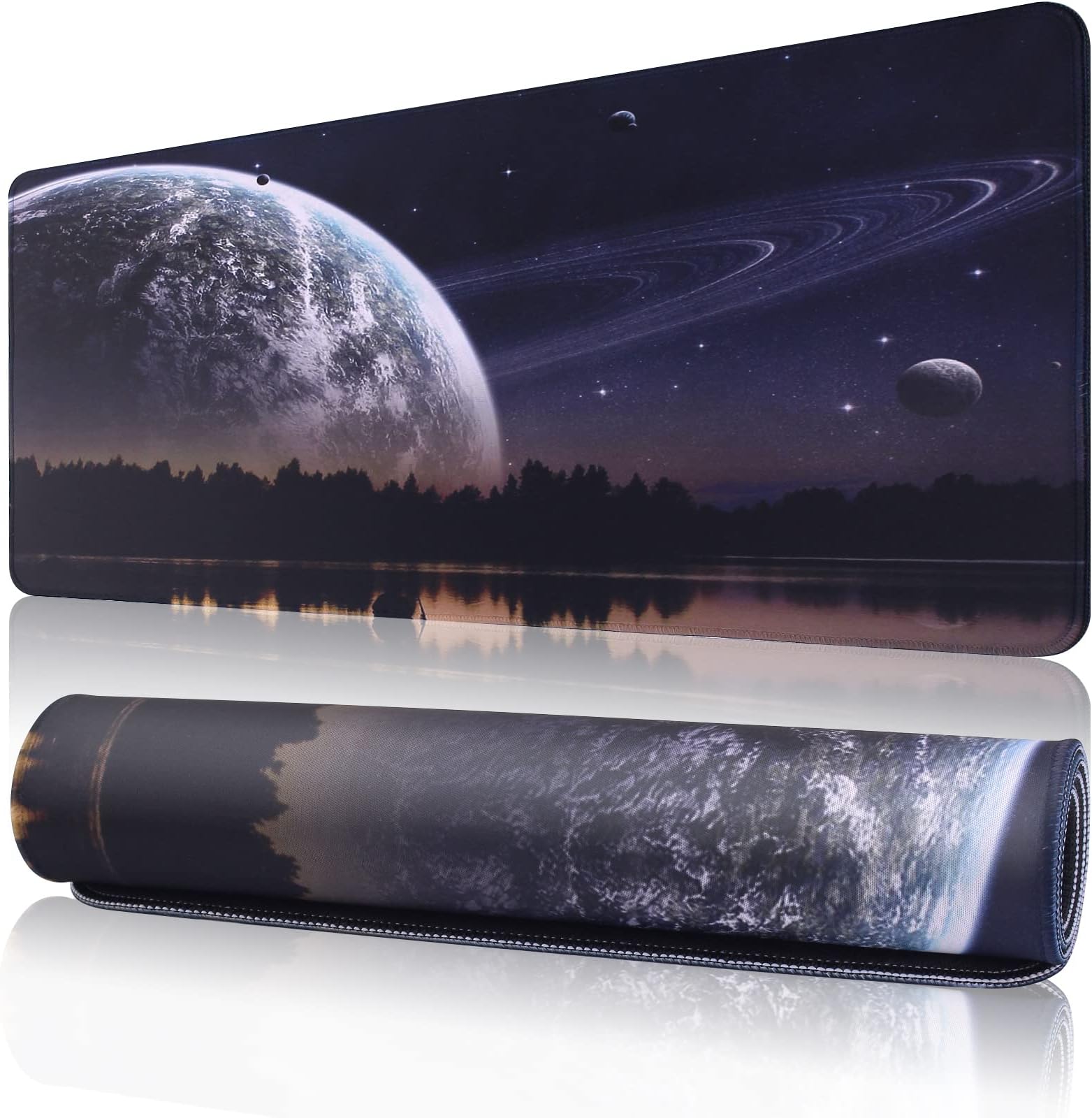 Large Gaming Mouse Pad Mat 600 x 300x 3mm-XL with Stitched Edge Non ...