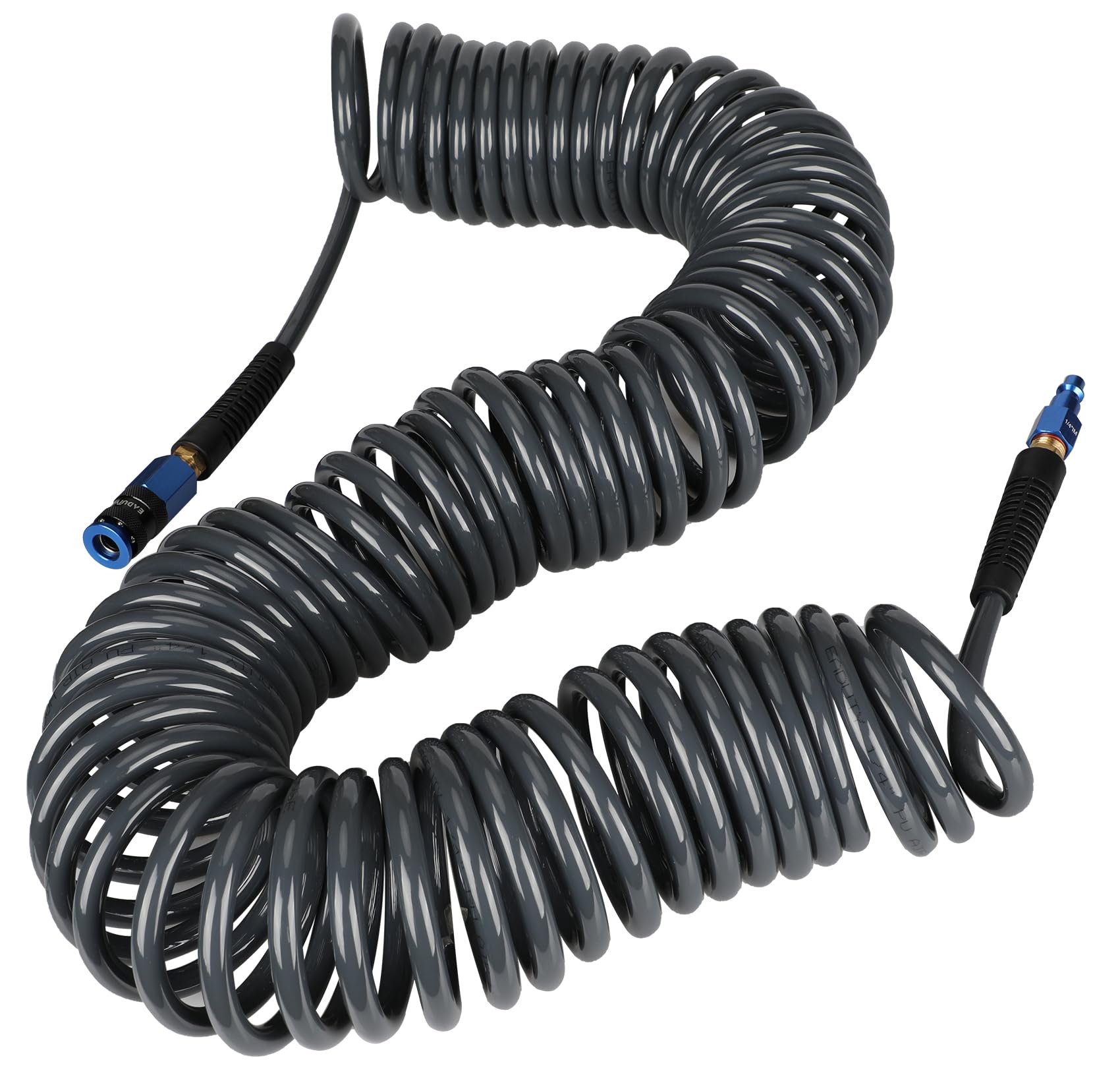 Snapklik.com : EADUTY Heavy Duty Polyurethane Recoil Air Hose 1/4 In X ...