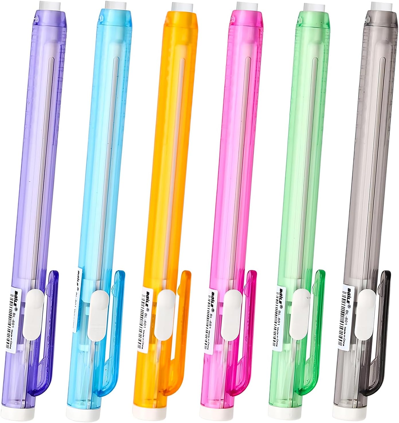 6 Pièces Stylo Gomme, Gomme, Gomme Retractable, Gomme Enfant, Gomme ...