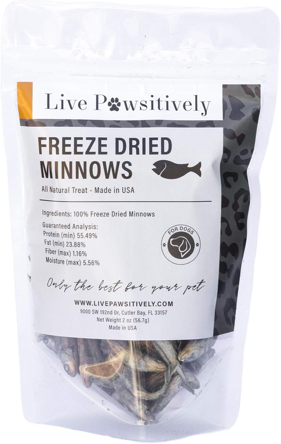 Amazon.com: Live Pawsitively All-Natural Treat for Dogs & Cats, Single ...