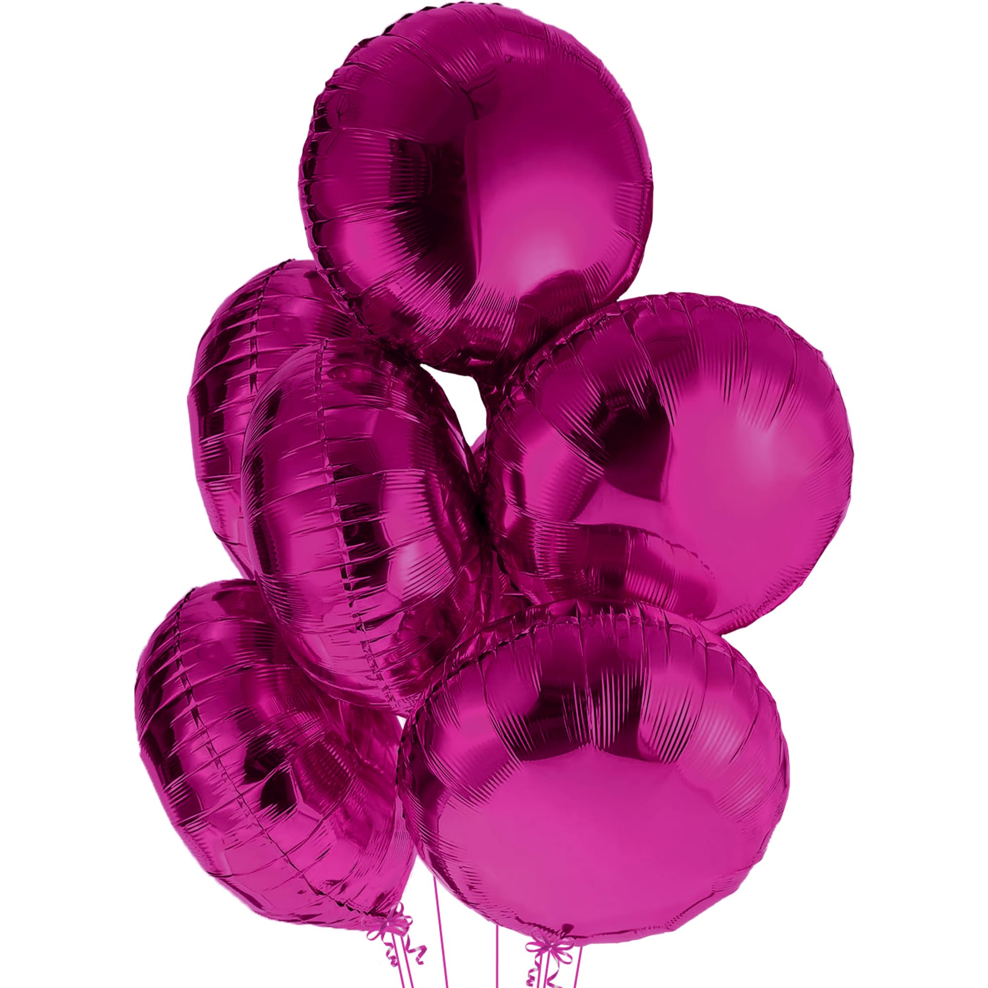 Amazon.com: KatchOn, Big Hot Pink Balloons Foil - 18 Inch, Pack of 6 ...