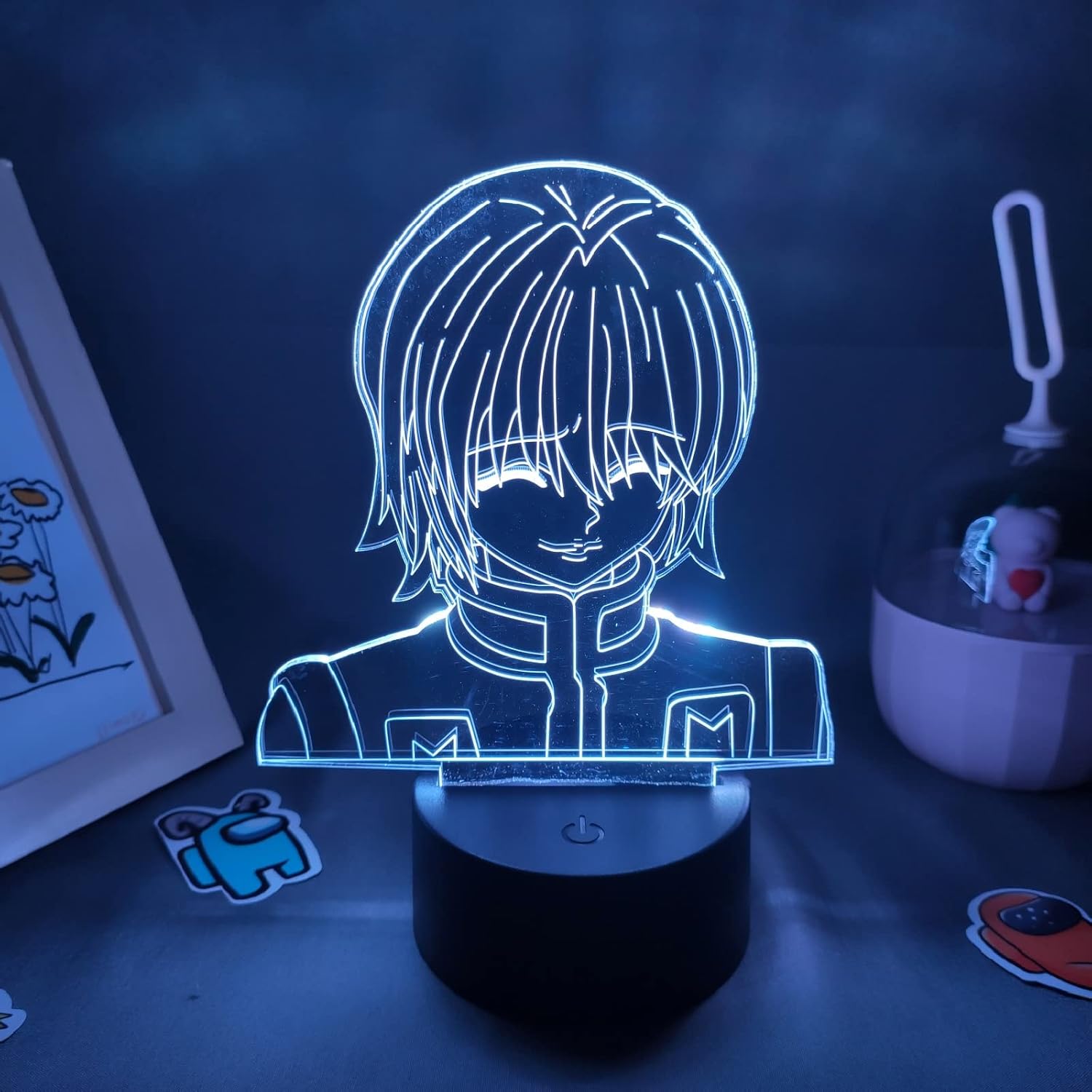 OAKFIN 7 Color Changing Night Lamp Kurapika Manga Anime Figure Lamp ...