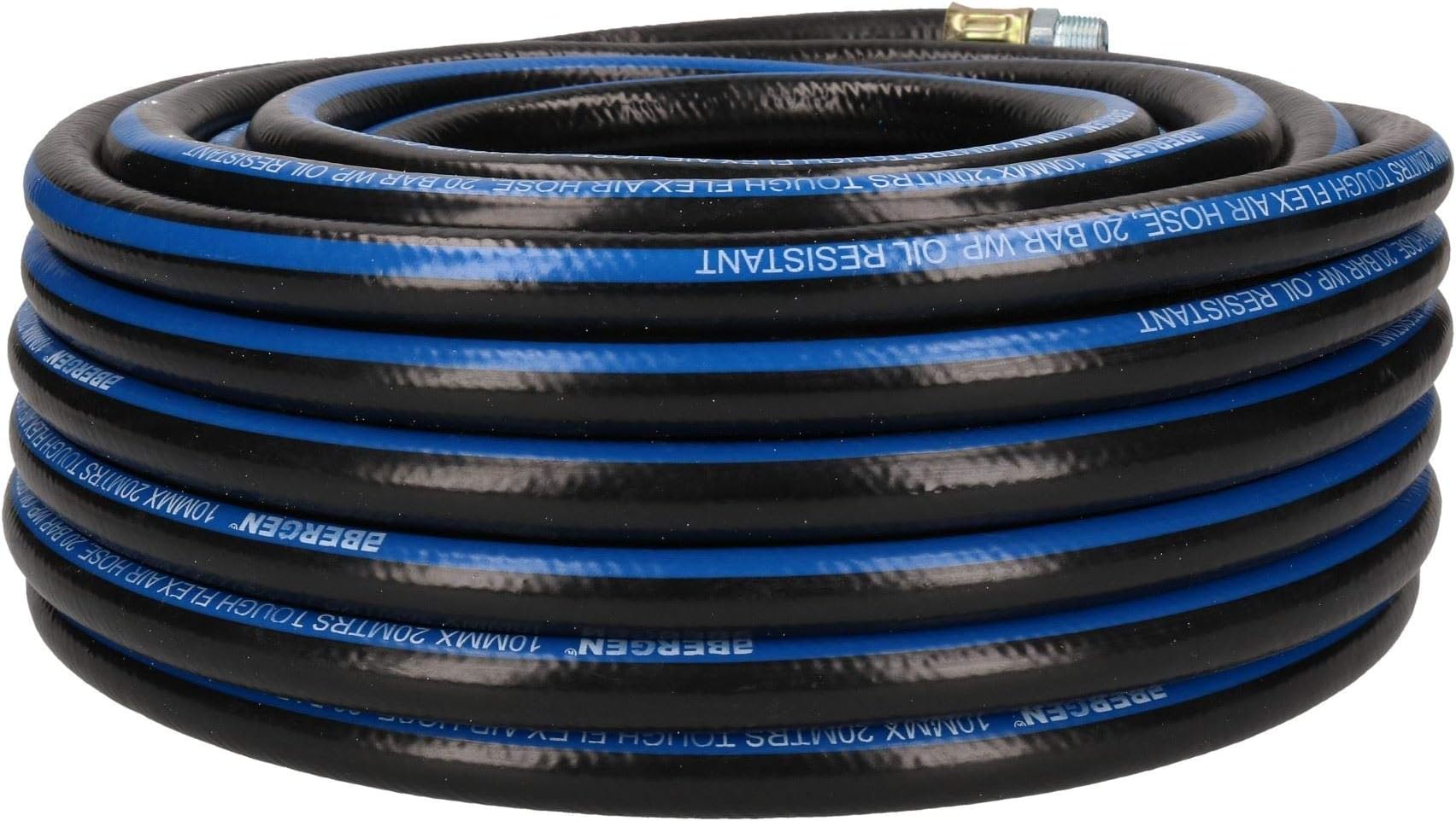 Poppstar PVC Air Line Hose 6/12mm, 20m Long, Quick Coupling & Fitting ...
